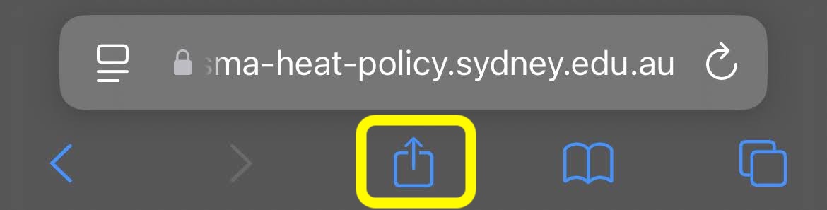 SMA Extreme Heat Policy Tool